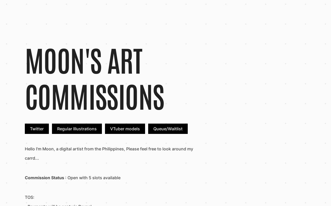 Moon's Art Commissions